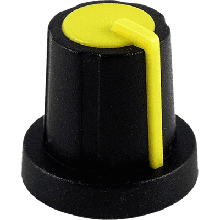 Push-On Knob Two Shot Splined