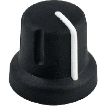 Push-On Knob Two Shot Splined