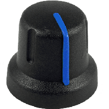 Push-On Knob Two Shot Splined